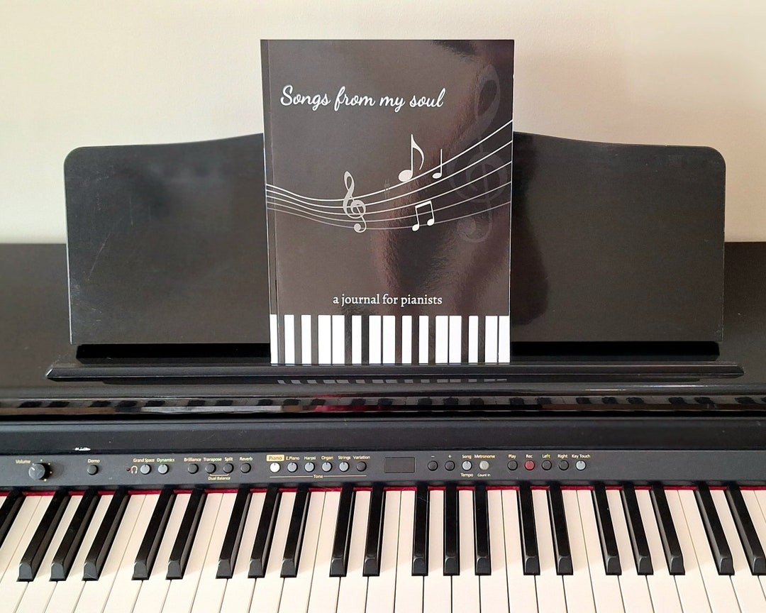 Piano Song-writing Journal - Composition Book for Music & Lyrics - Gift ...