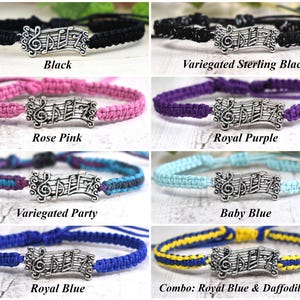 Music Notes Bracelet - Music Staff Bracelet - Music Gift - Piano ...