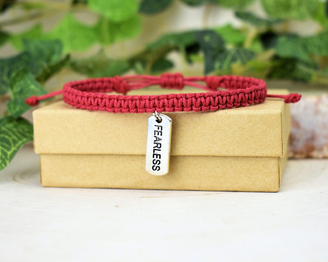 Fearless Bracelet - Feminist Gift for Men or Women, Fearless Girl ...