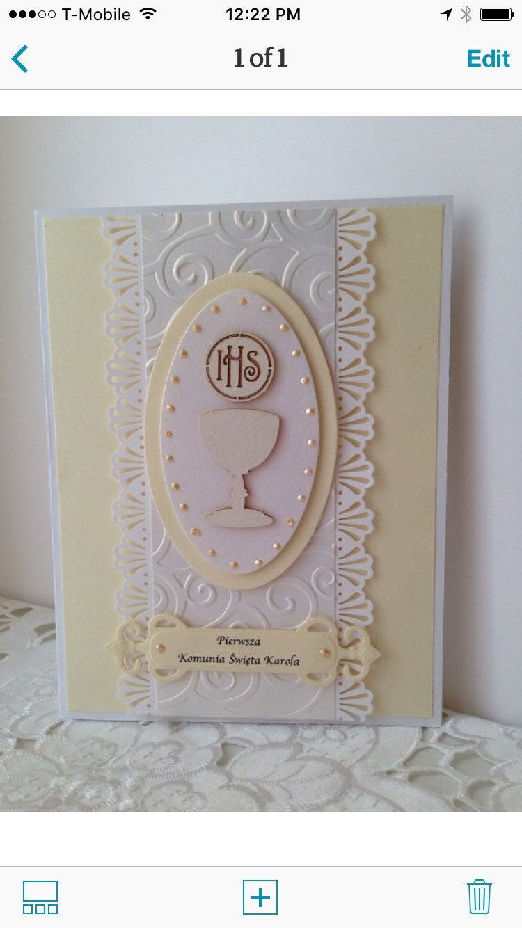 First Holy Communion Card - Etsy
