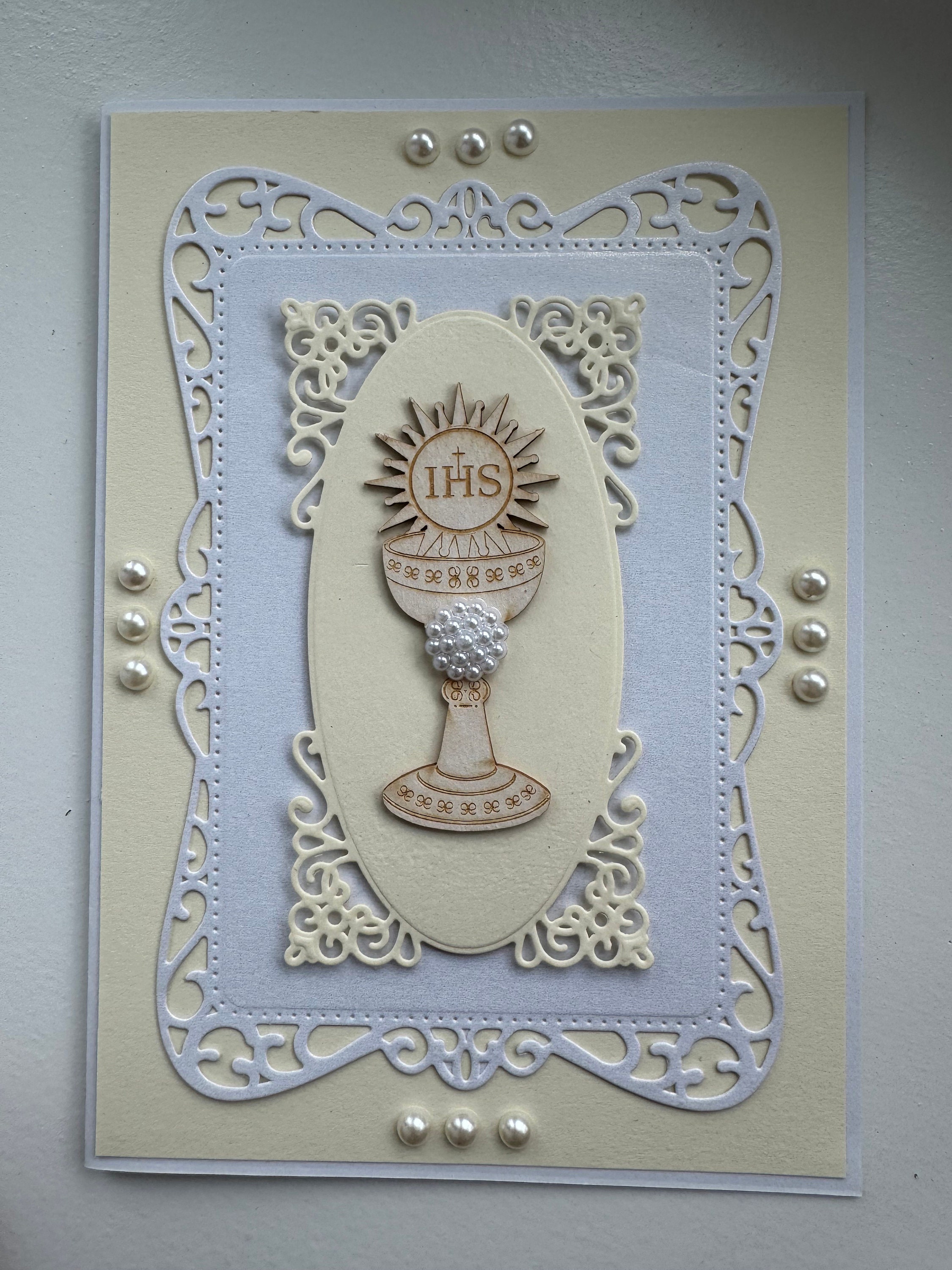 Handmade First Holy Communion Card - Etsy