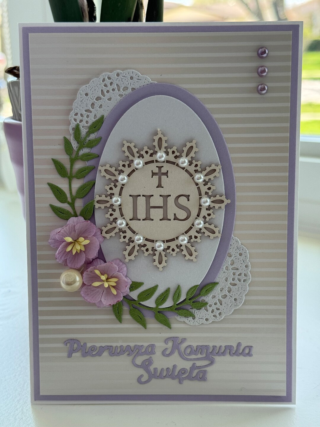 Handmade First Holy Communion Card - Etsy