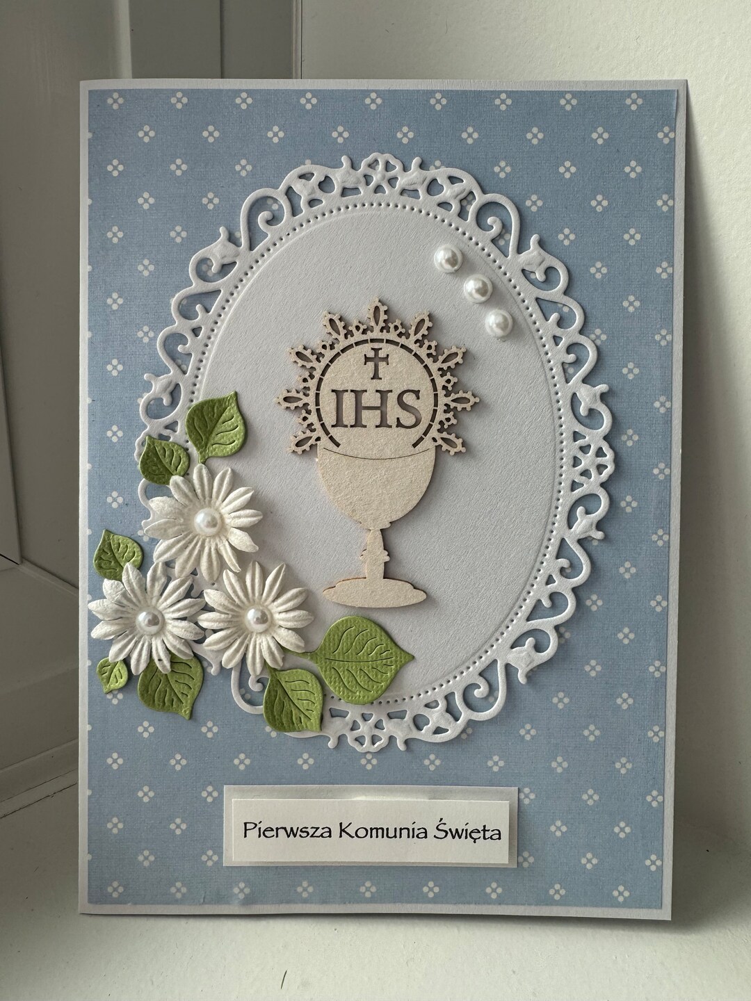 Handmade First Holy Communion Card - Etsy