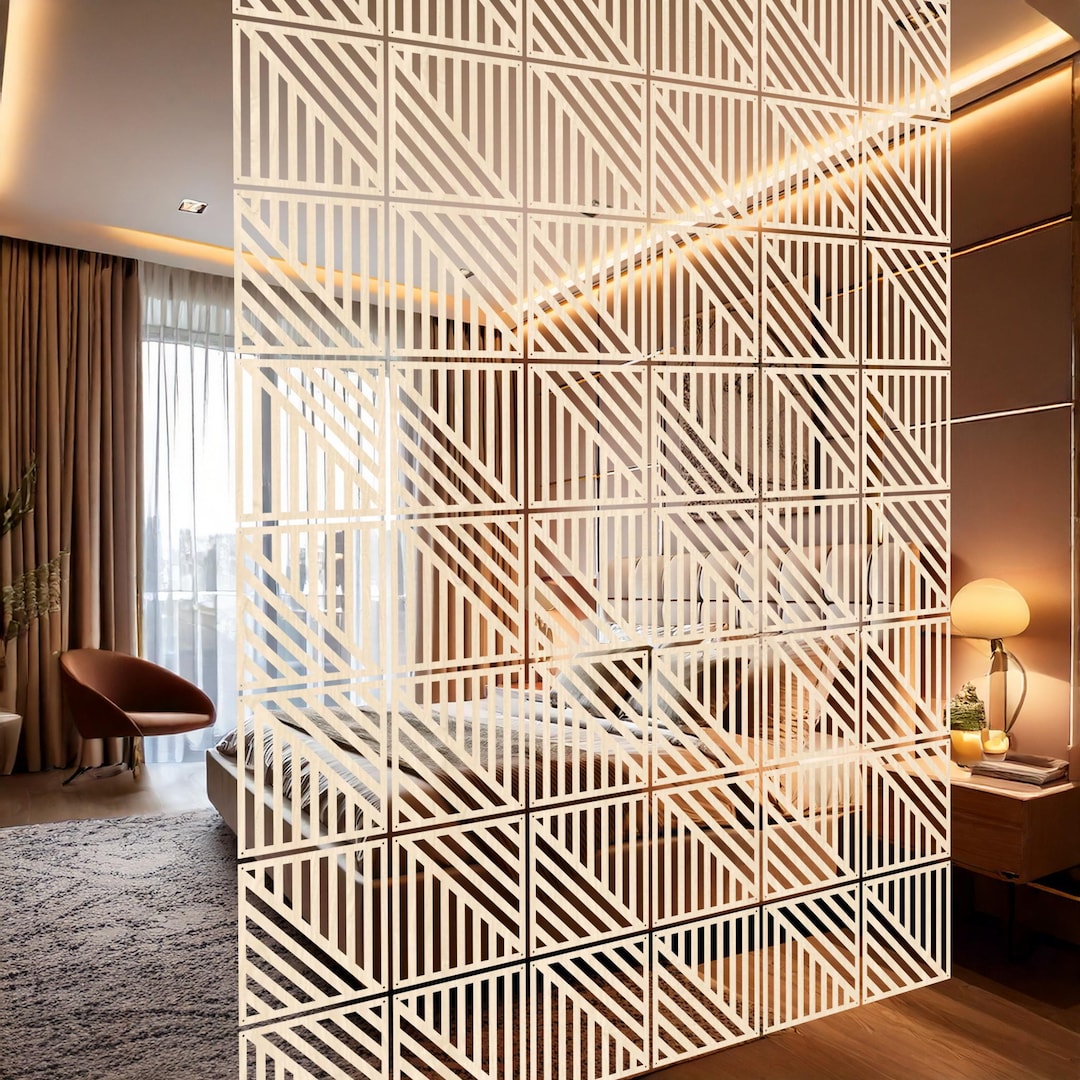 Room Divider Modular Wall Panels, Room Screen, Wood Partitions for ...