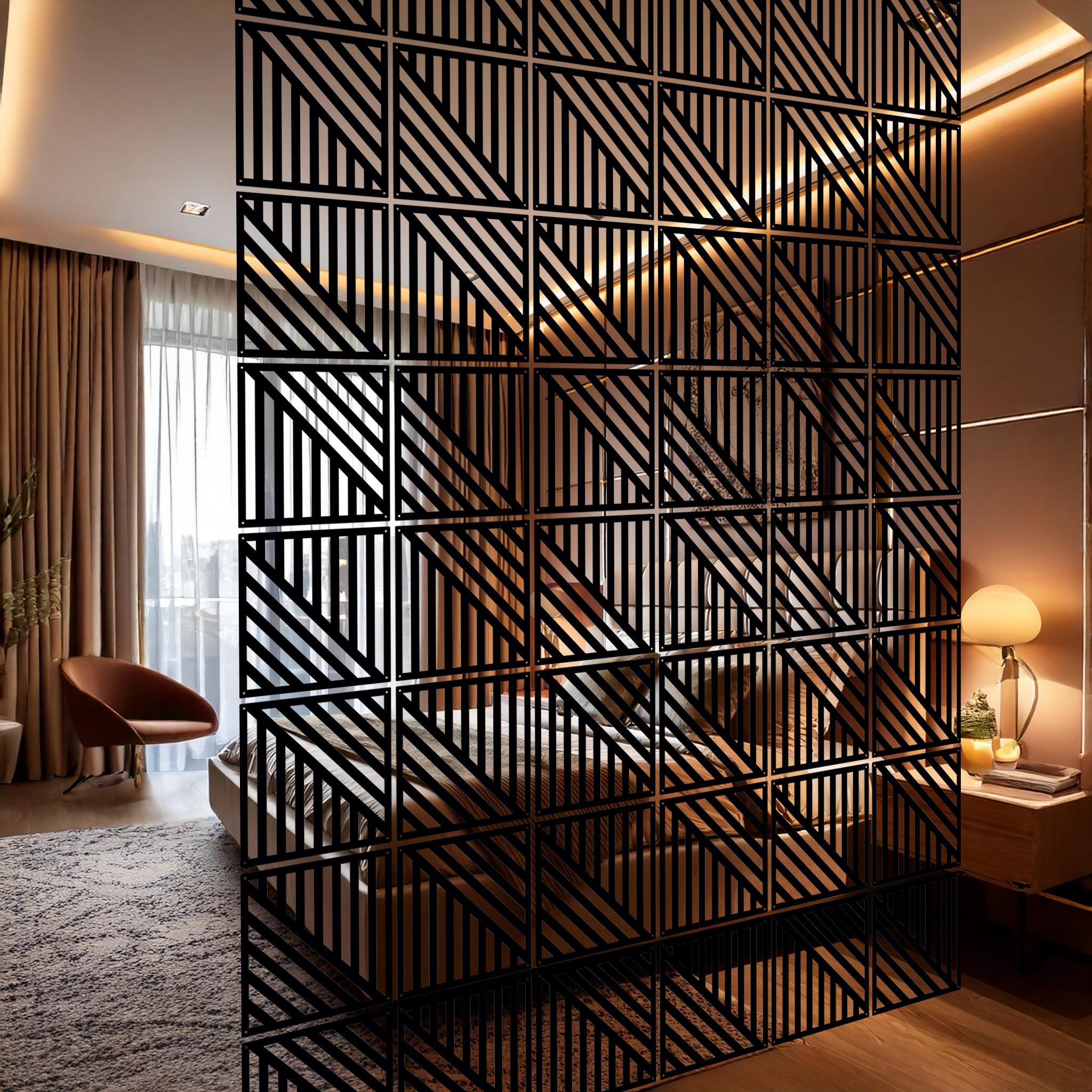 Room Divider Modular Wall Panels, Room Screen, Wood Partitions for ...