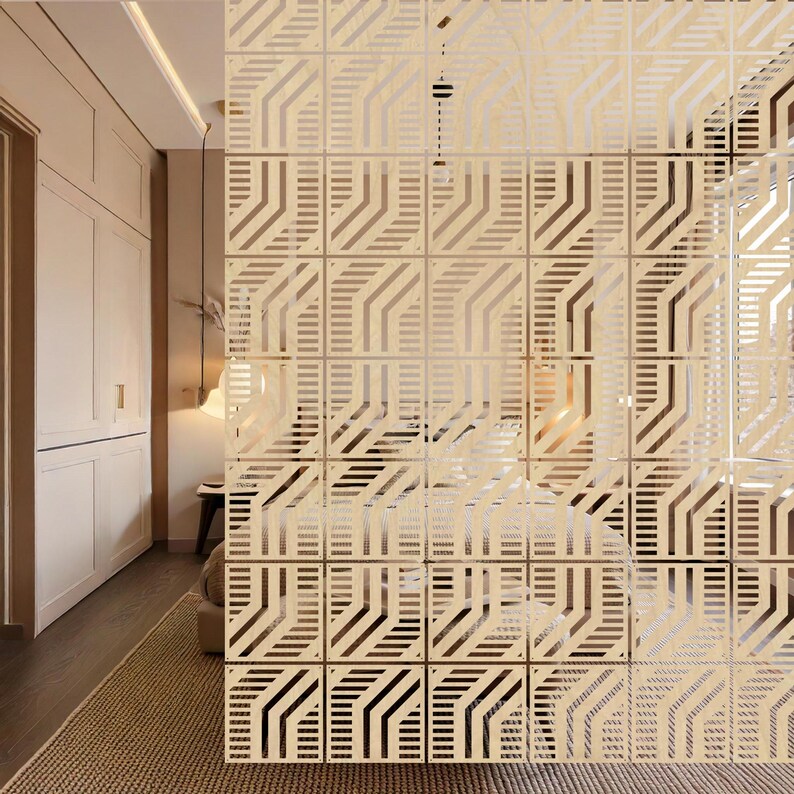 Wooden Interior Panels, Modern Room Dividers, Decorative Partition ...
