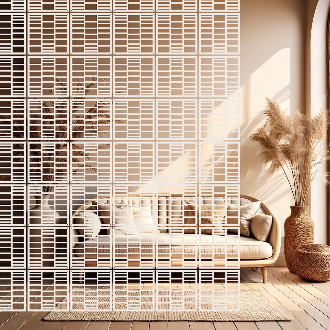 Room Divider Panels, Modular Wall Panels, Room Screen, Wood Partition ...