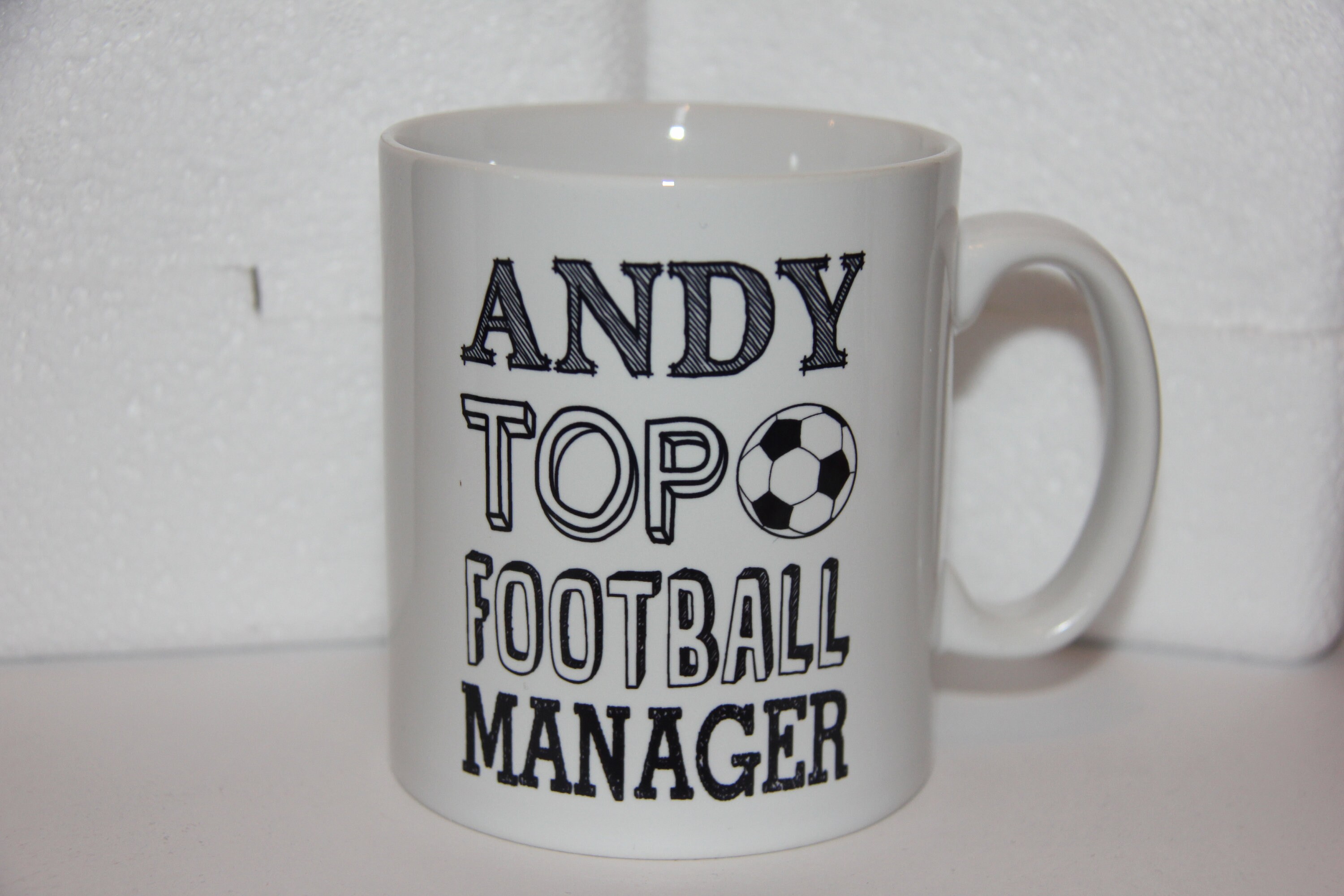 Shmug - Fun Printed Mug for a Top Football Manager! Great Gift for the ...