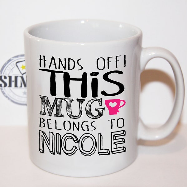 Hands off Mug - Etsy UK