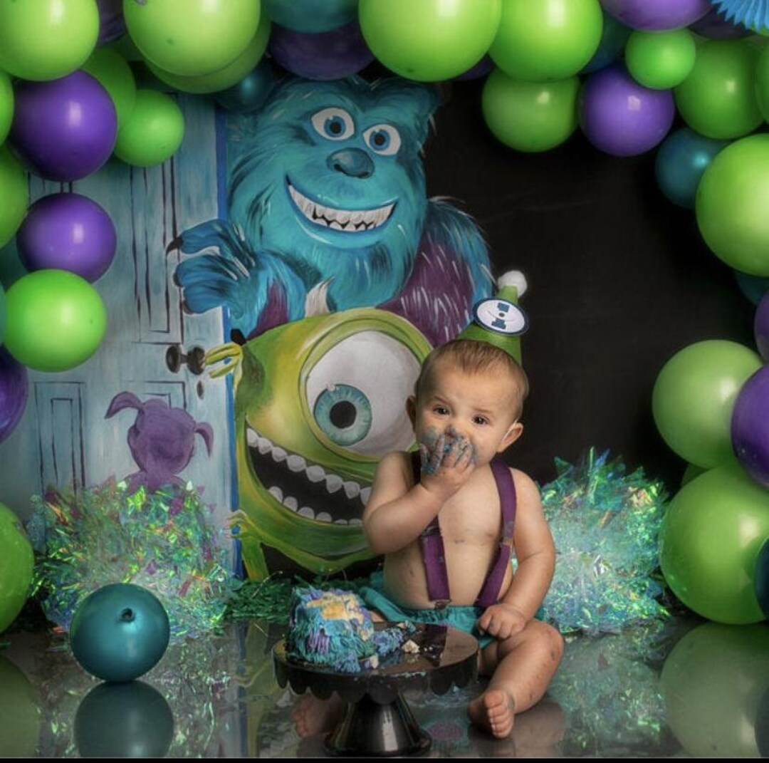 Boys Cake Smash Birthday Outfit Monster Birthday Outfit 1st 2nd ...