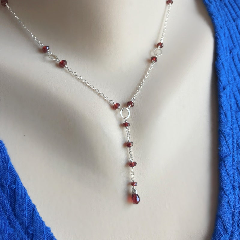 Y Drop Necklace - Etsy