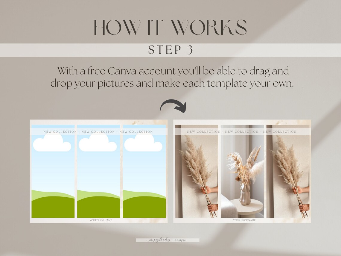 Etsy Shop Kit Aesthetic Easy Branding Etsy Store Setup 53 Canva ...