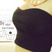 Strapless Crop Top PDF Sewing Pattern Easy DIY Lace Top - Etsy