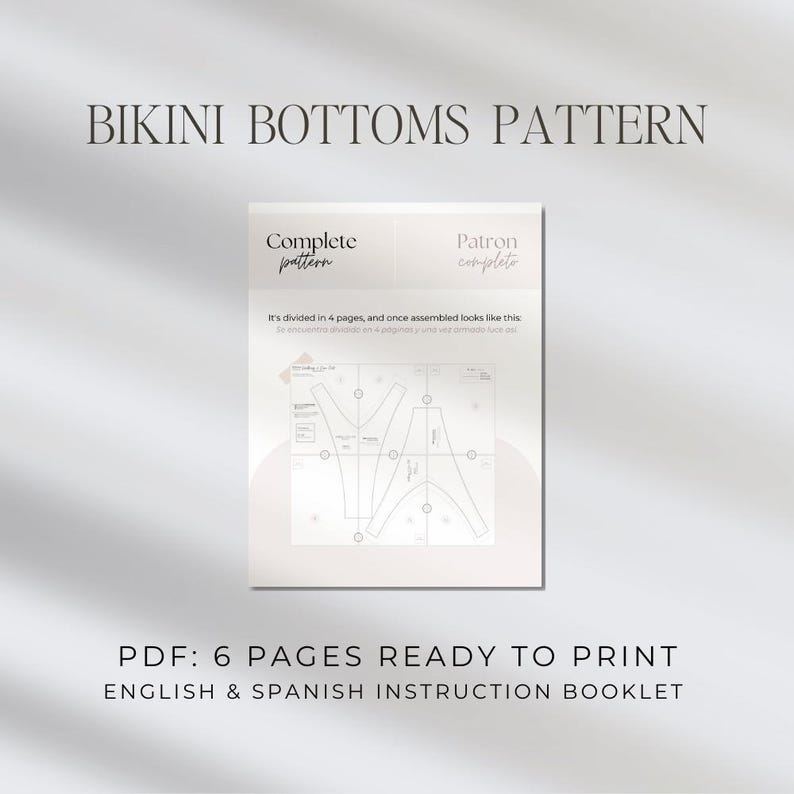 Competition Bikini Pattern. Euro-cut & Wellness Division Posing Bikini ...
