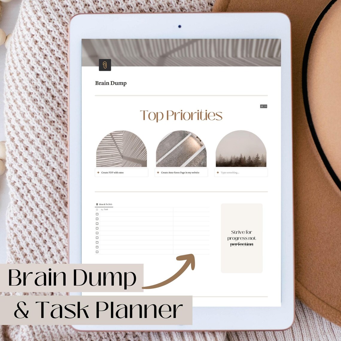 Notion Template: Amazon Influencer Suite Strategic UGC Content Planner, Goal Setting, Wishlists ...
