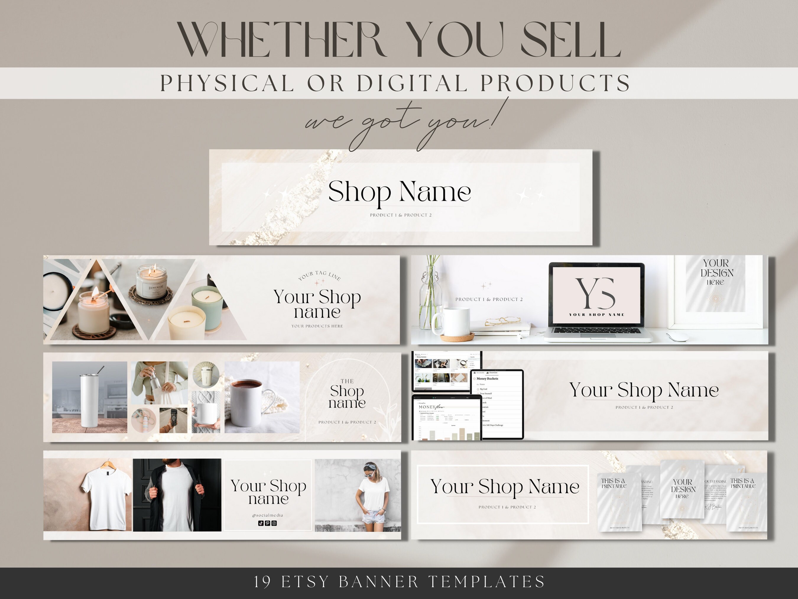 Etsy Shop Kit Aesthetic Easy Branding Etsy Store Setup 53 Canva ...