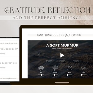 Digital One Page Planner Daily - Aesthetic Notion Template Life Planner ...