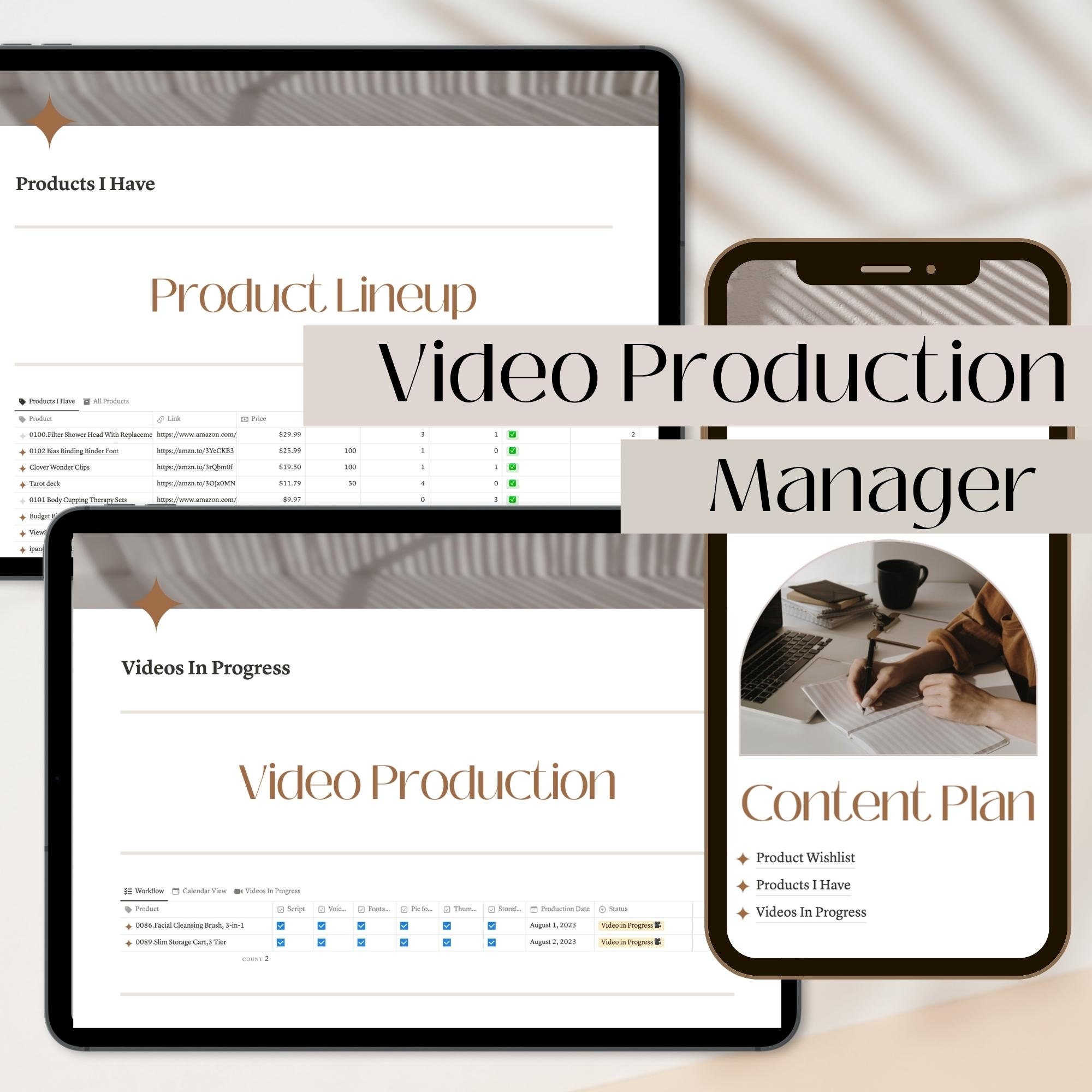 Notion Template: Amazon Influencer Suite Strategic UGC Content Planner, Goal Setting, Wishlists ...