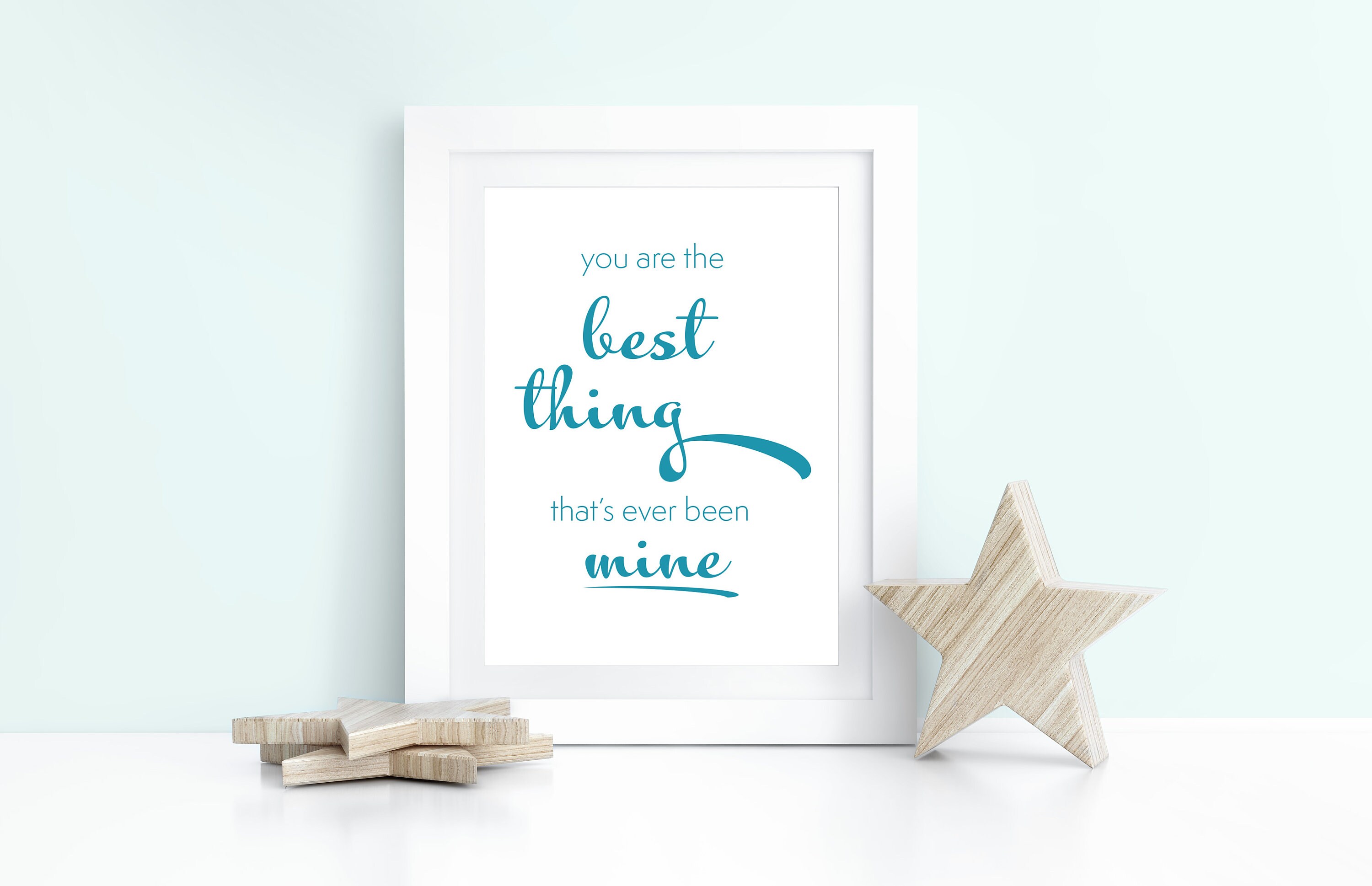 Taylor Swift Lyrics Wall Art Poster You're the Best Thing That's Ever ...