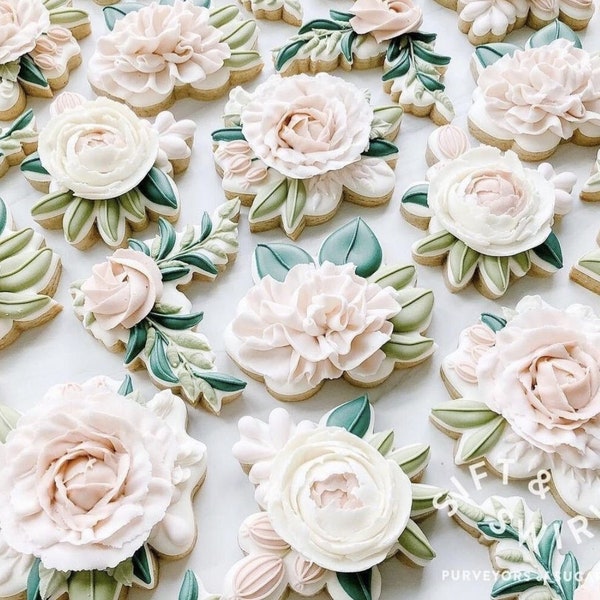 Floral Plaque Cookie Cutter - Etsy