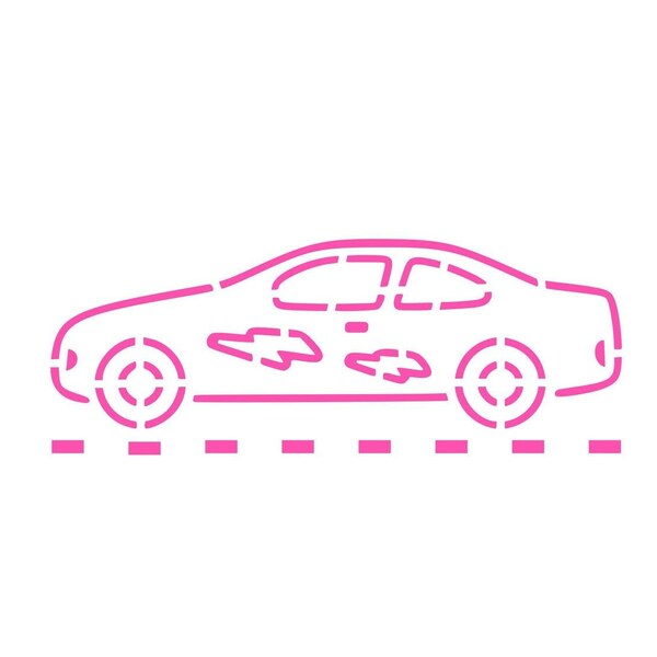 Race Car Pyo Stencil - Etsy