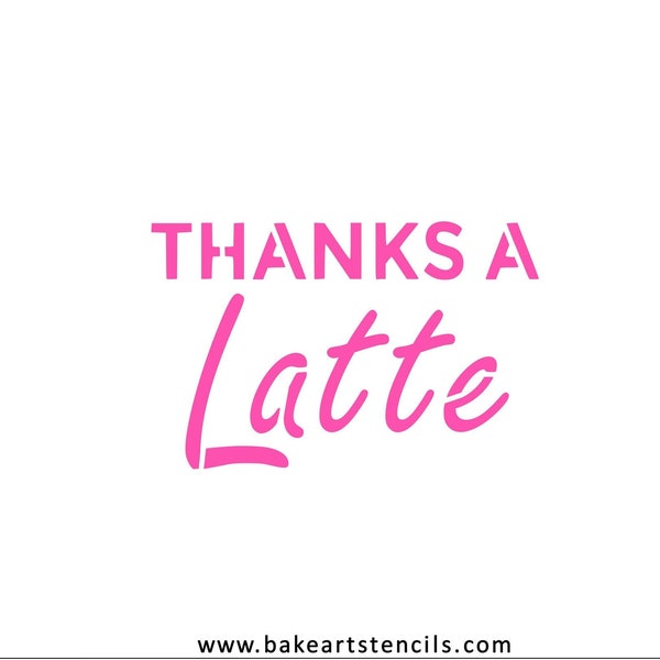 Thanks a Latte - Etsy