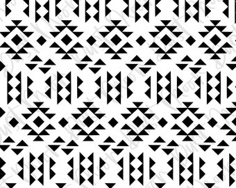 Aztec Pattern 783-C790 Stencil - Etsy