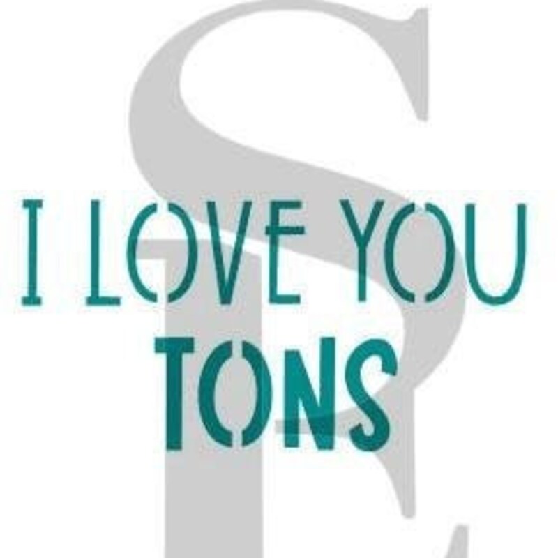 Love You Tons - Etsy