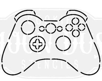 Game Controller Stencil - Etsy