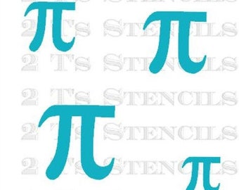 Pi Symbol 783-627 Stencil - Etsy