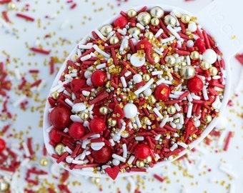Red sprinkles | Etsy