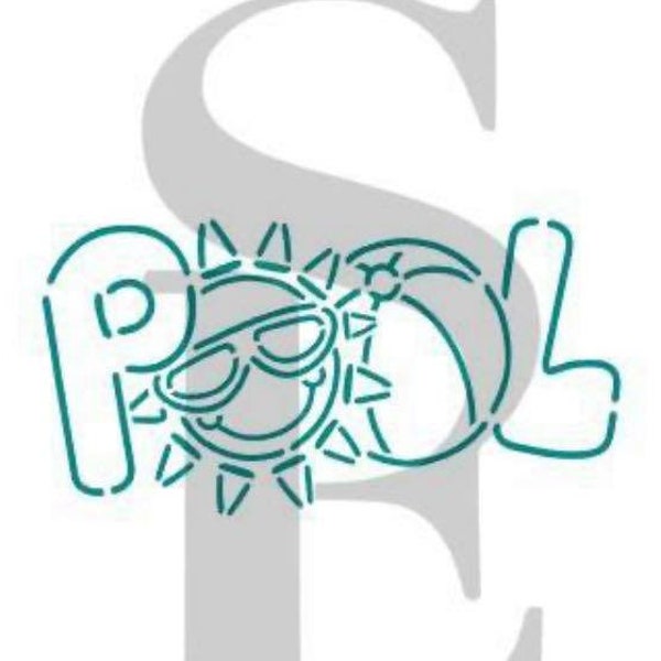 Pool Stencil - Etsy
