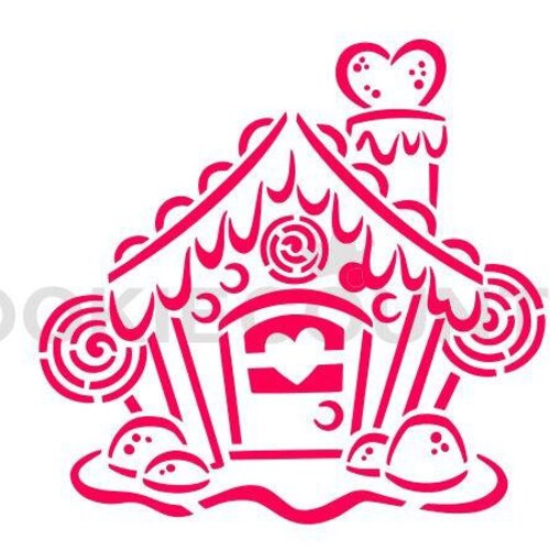 Fast Shipping Happy Gingerbread Man PYO Stencil Cookie - Etsy