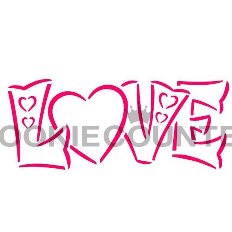 Love Stencil - Etsy