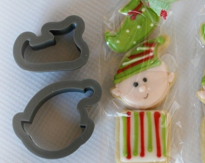 Elf Mini Cookie Cutters Set of 4 Christmas Cookie Cutter - Etsy