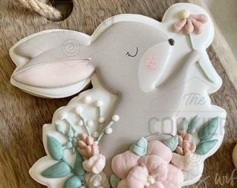 Bunny Pink Cookie Cutter - Etsy