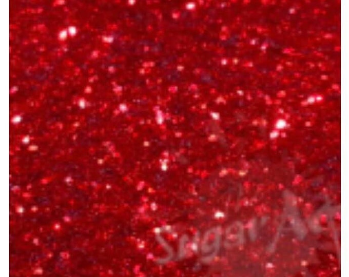 FAST SHIPPING Ruby Red Glitter Dust CK Disco Dust Disco - Etsy