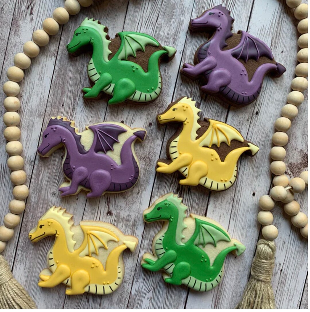 Fast Shipping!! Dragon Cookies Cookie Cutter by Brighton Cutters ...