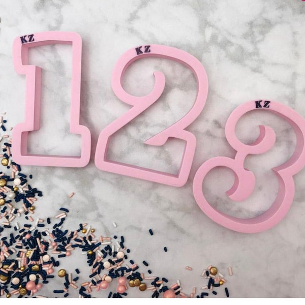 Number Cookies - Etsy