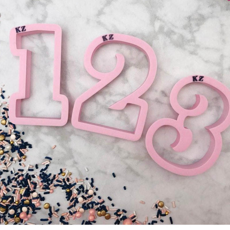 Number Cookie - Etsy