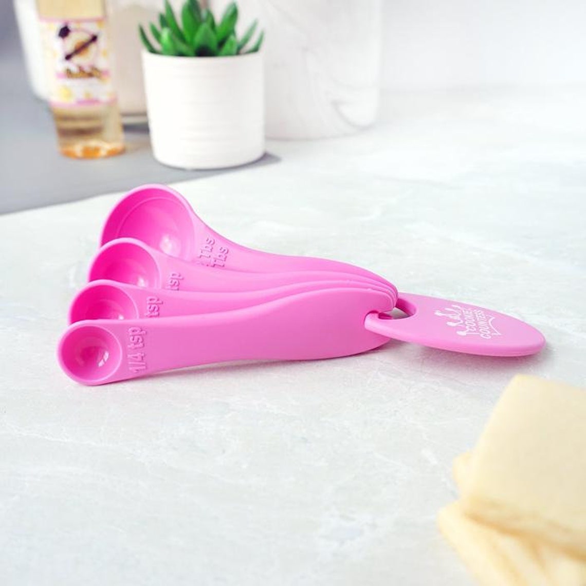 FAST SHIPPING Perfect Pink Measuring Spoons Baking Spoons - Etsy