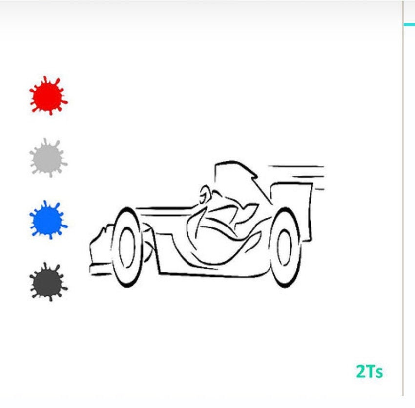 Fast Shipping PYO Race Car Stencil Car PYO Stencil Race | Etsy