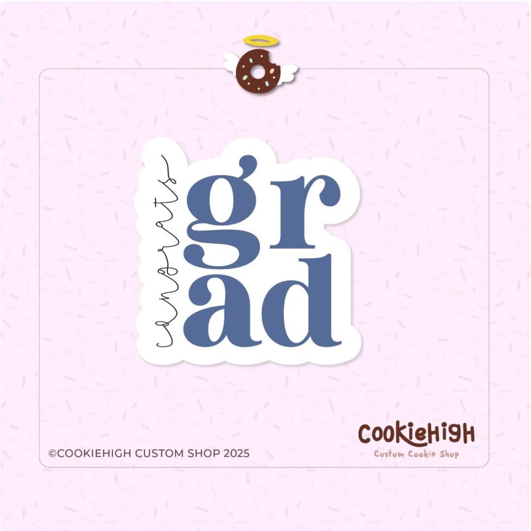 Graduation Cookie Cutters by Cookie High, Grad Cookie Cutter ...