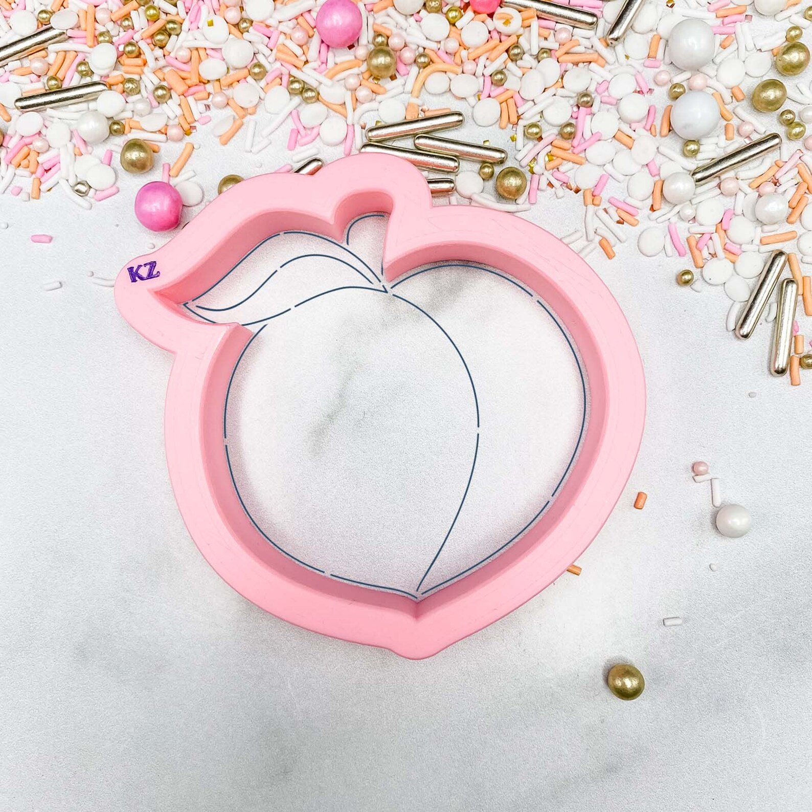 Fast Shipping Peach Cutter and Stencil Set Peach Cookie - Etsy