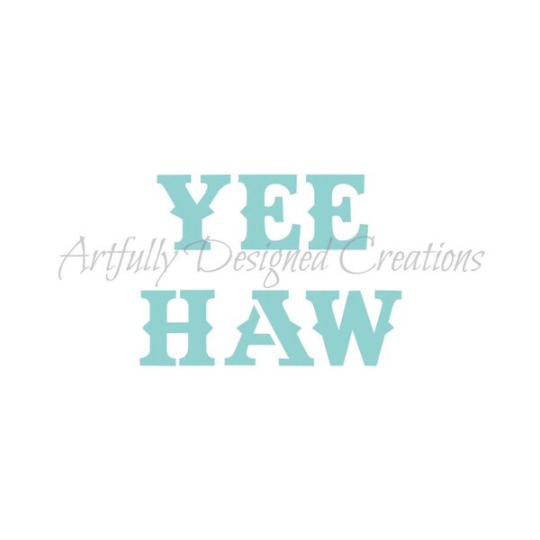 Yee Haw Cowboy - Etsy