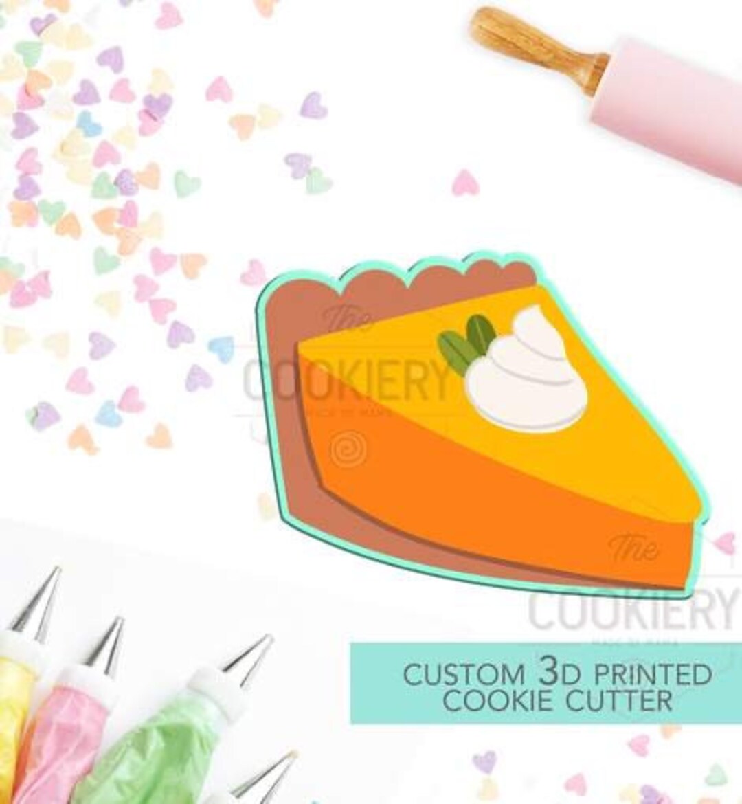 FAST SHIPPINg Slice of Pumpkin Pie Cutter, Cookie Cutter, Apple Pie ...