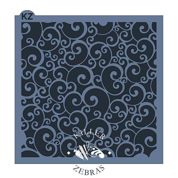 Stencils Designs Swirls