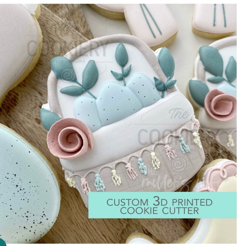 Fast Shipping Easter Basket Cookie Cutter Basket Cookie - Etsy