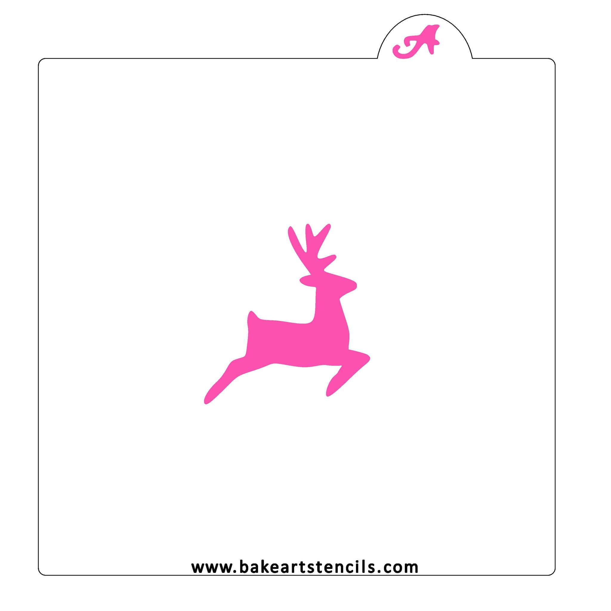 Flying Reindeer Template