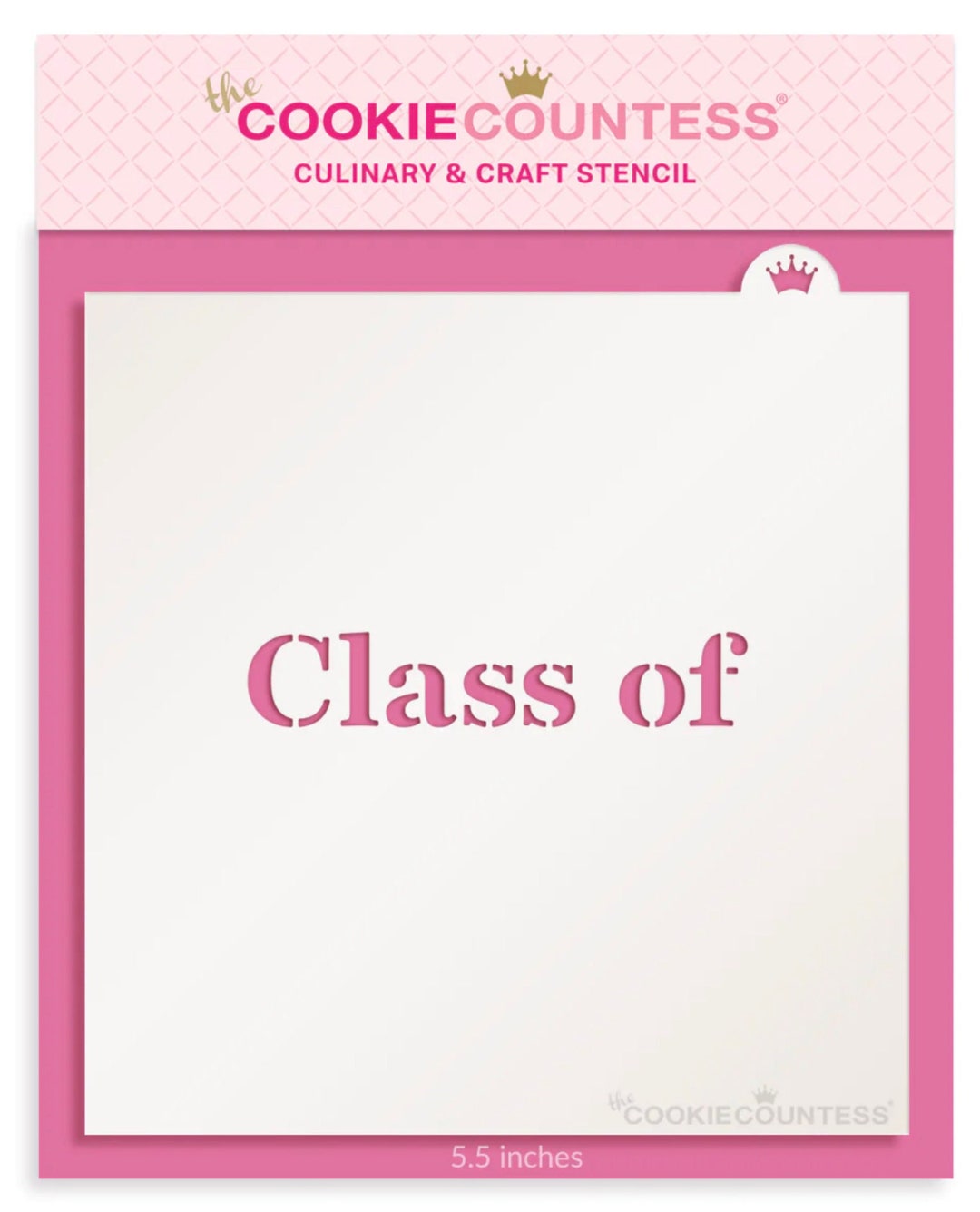 Fast Shipping Class of Cookie Stencil Class of Stencil - Etsy